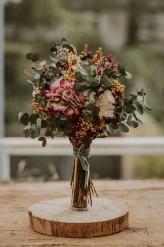 Ocho modelos de ramos de novia de flores preservadas - Flores en el Columpio