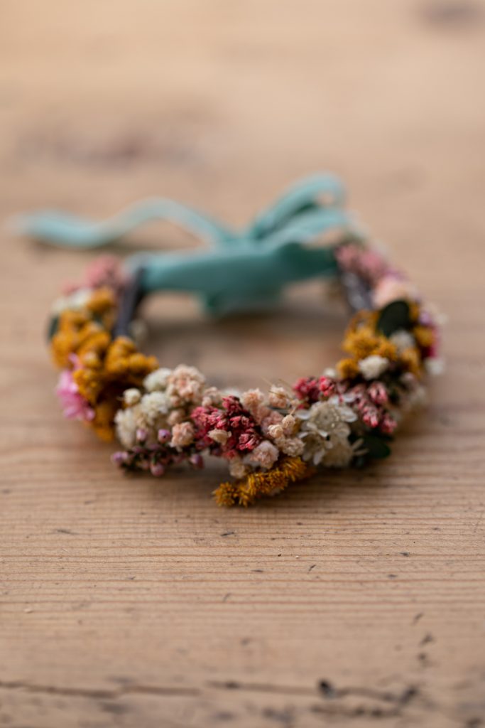 Pulseras de flores preservadas personalizadas