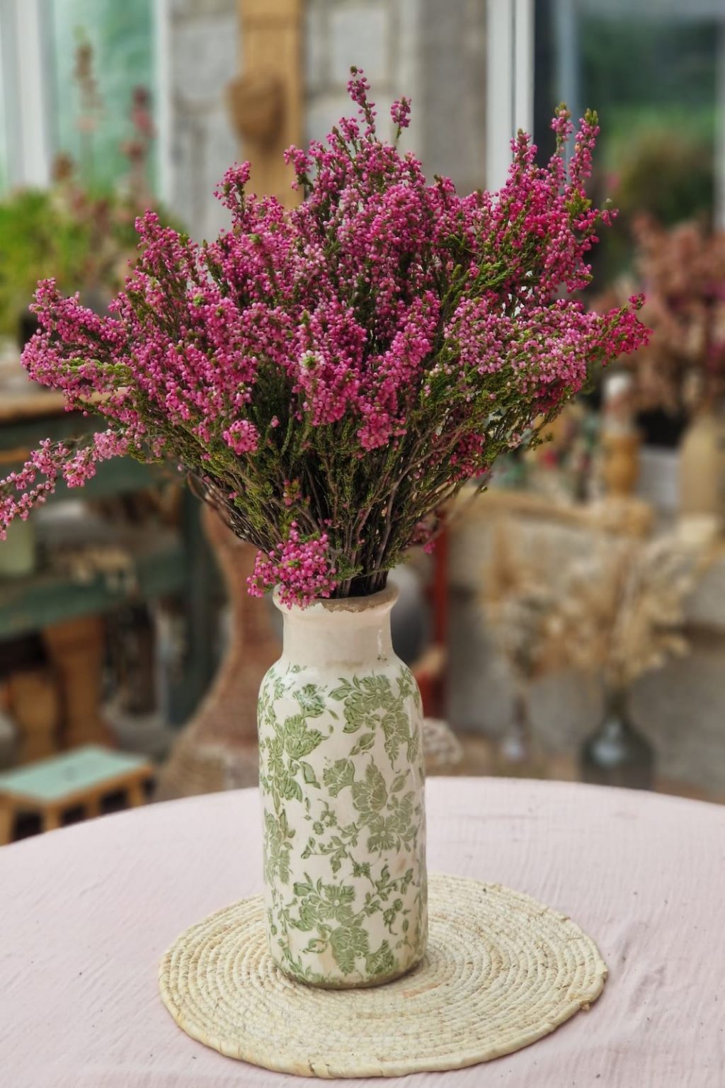 Ramo de brezo natural para decorar